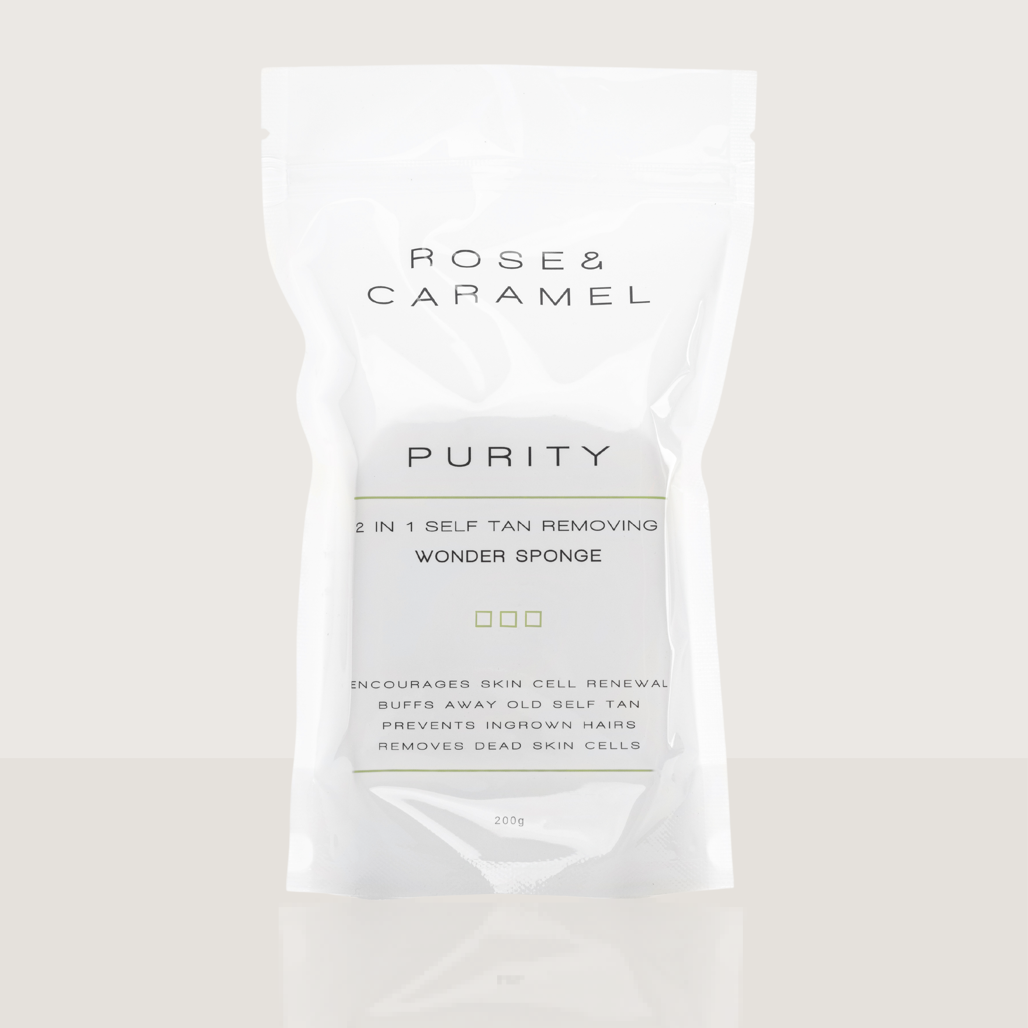 Purity Self Tan Removing Soap Sponge – Rose & Caramel US